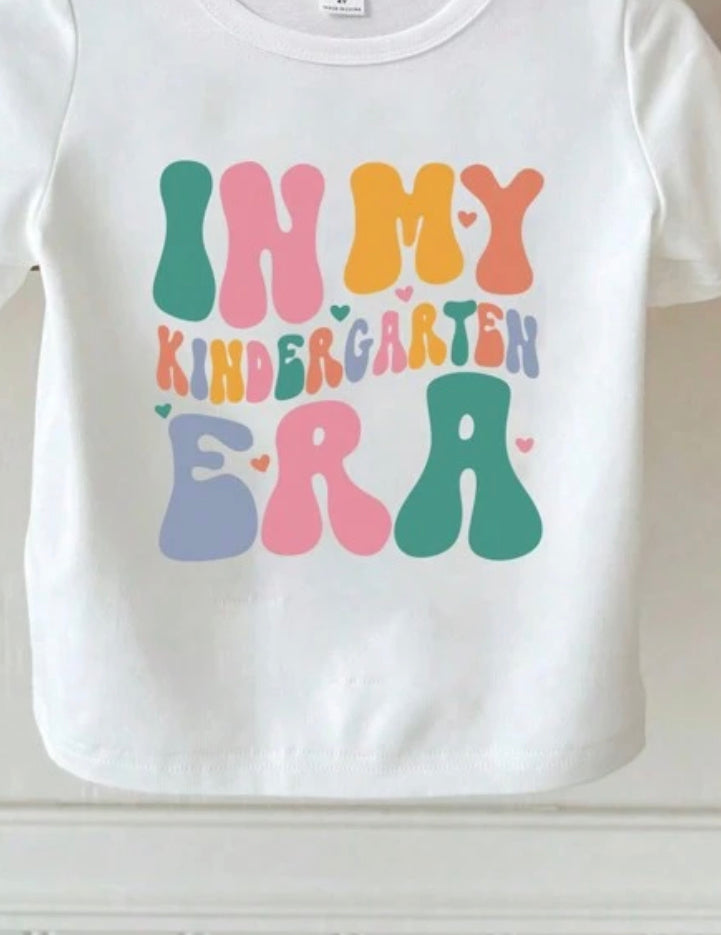 "In my Kindergarten Era" Kids Tee – Native Soul & Co Texarkana location